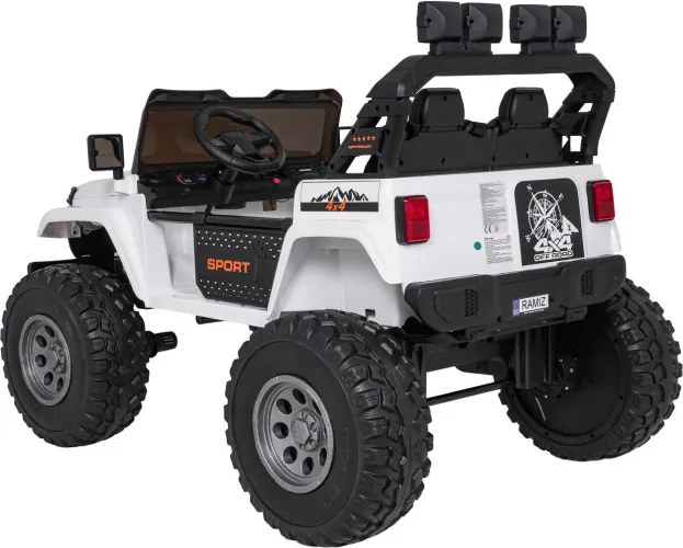Elektrické autíčko Extreme Sport 4x4 bílé