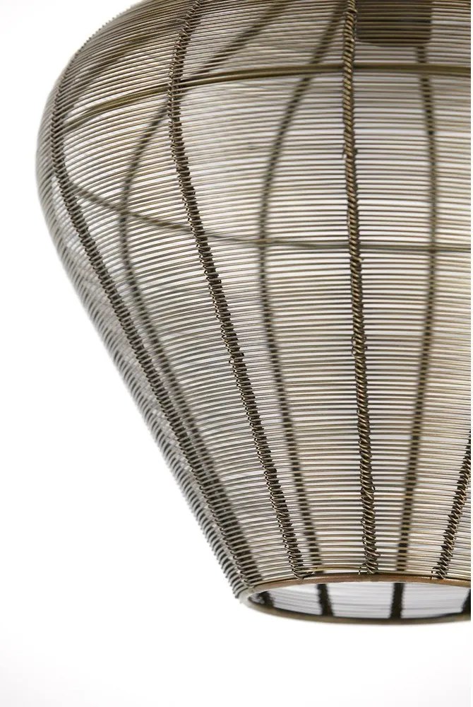 Kovové závěsné svítidlo v bronzové barvě ø 36 cm Alvaro – Light & Living