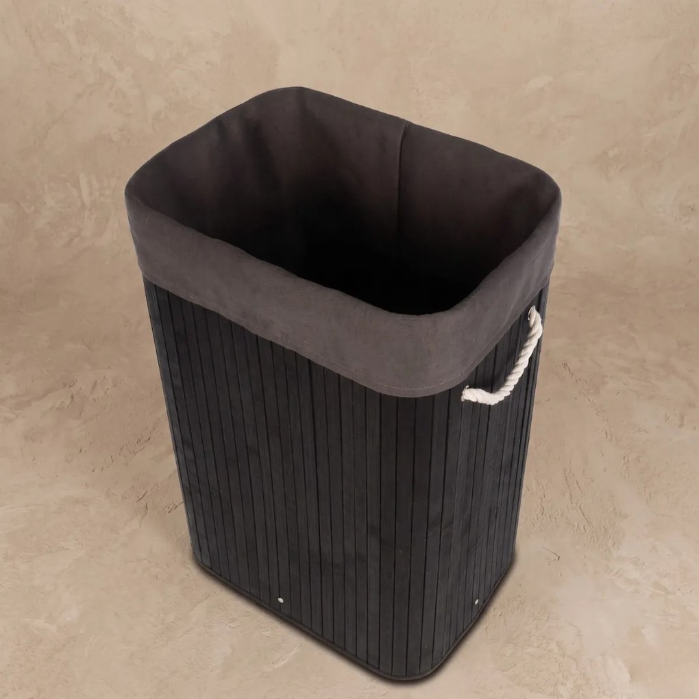 Bambusový koš na prádlo SADE, 80 l