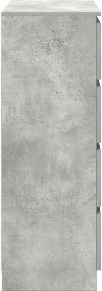 Příborník betonově šedý 80x35x99 cm kompozitní dřevo 3328483