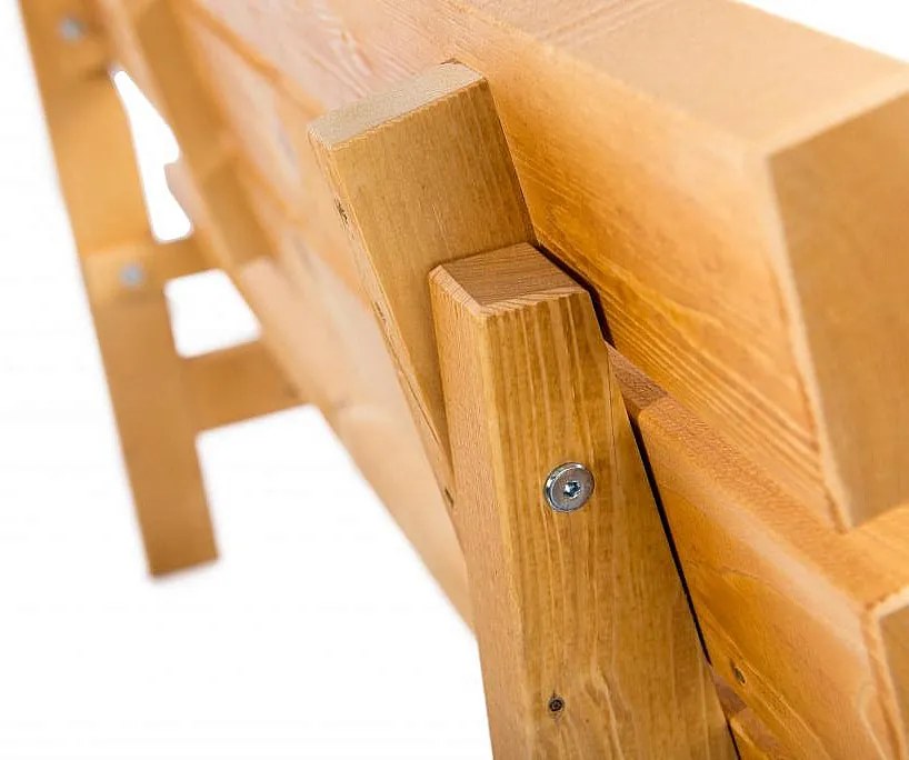 DEOKORK Masivní dřevěná zahradní sestava TEA 1+2 o síle 38 mm