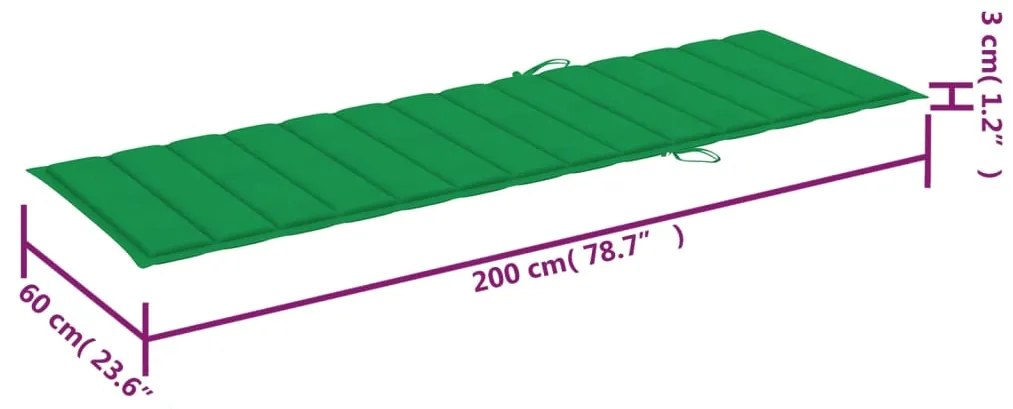 vidaXL Marketos Zahradní lehátka s poduškami 2 ks masivní akáciové dřevo