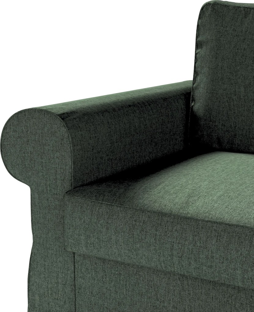 Potah na pohovku IKEA Backabro 2-místná, rozkládací barva zelená látka pletený vzor