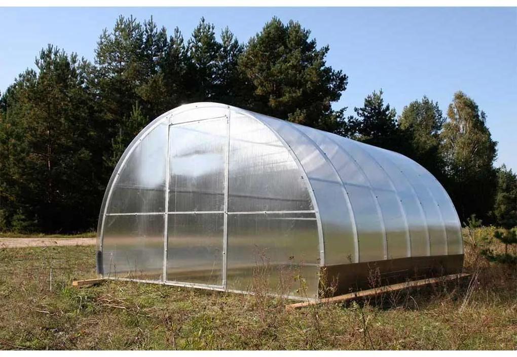 Zahradní skleník Lanitplast VOLHA 3,3 x 4 m, 4 mm