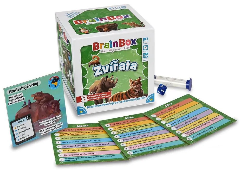 Asmodee BrainBox CZ - zvířata