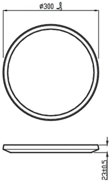 Philips - LED Stmívatelné stropní svítidlo SCENE SWITCH LED/18W/230V
