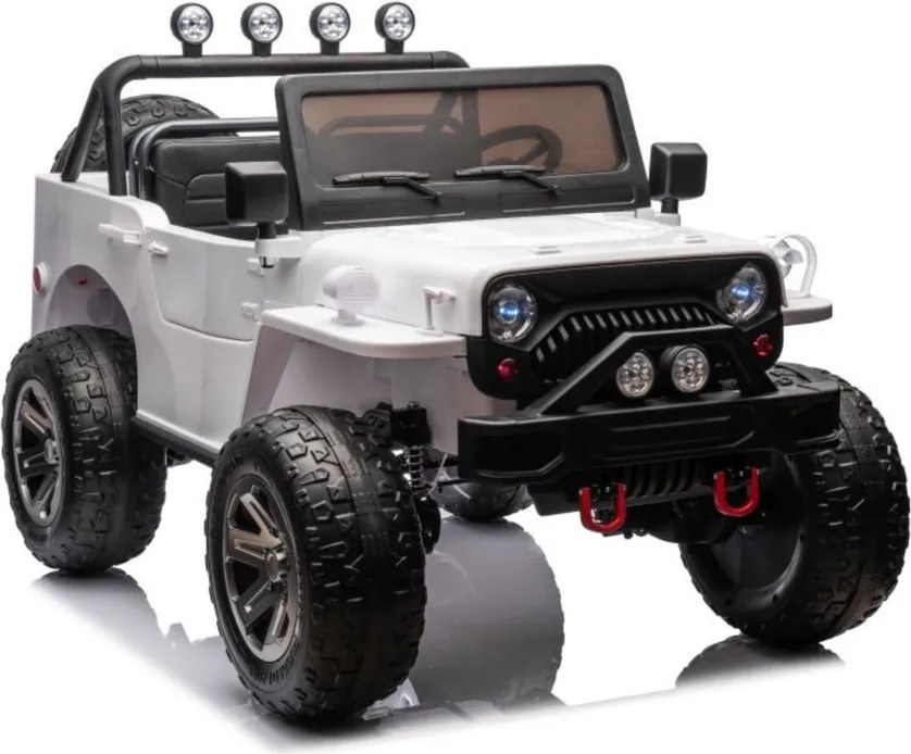 LEAN CARS Elektrické autíčko JH-102 4x4, bílé