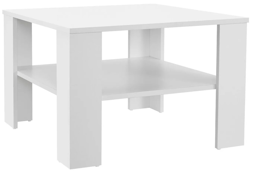 InternetovaZahrada - Konferenční stolek 60x60cm - bílý