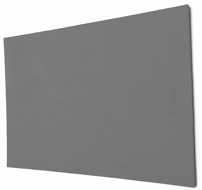Nehořlavá textilní nástěnka bez rámu 90 x 60 cm (šedá)