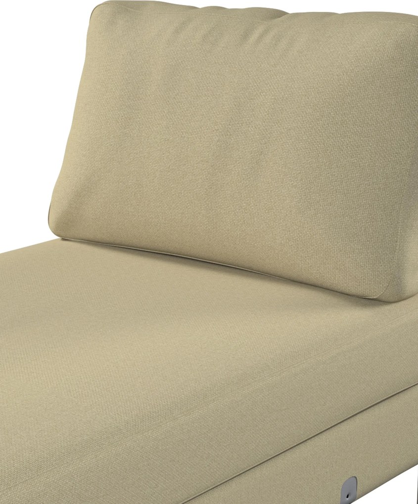 Potah na přídavný šezlong IKEA Karlstad, krátký barva zelená látka pletený vzor