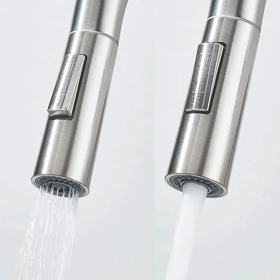 Rea Eco Fresh, dřezová baterie s výtokem pro filtr pitné vody, broušená ocel, REA-B7563
