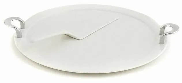 Porcelánový podnos pod dort ENIGMA s lopatkou, průměr 31 cm