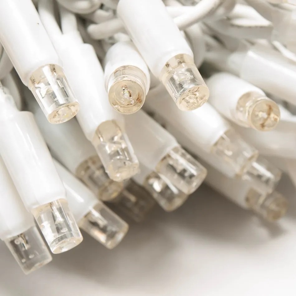 Easy Fix venkovní LED rampouchy, světelné, 300 × 90 cm, ledově bílá, 174 diod, bílý kabel, IP67, prodlužovací