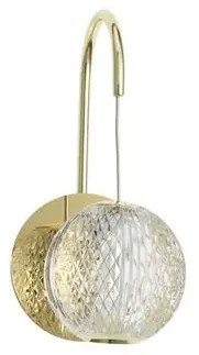 Designové nástěnné svítidlo Brillante zlatá
