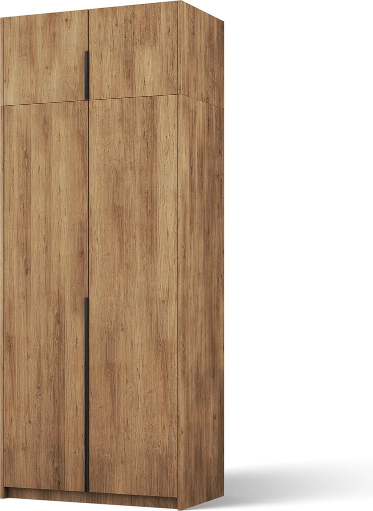 ADRK Furniture Bregma II s nástavcem Skříň s otočnými dveřmi ADRK-W-BREG-100-AB