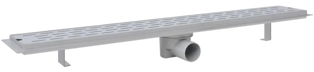 vidaXL Marketos Rovný sprchový odtokový žlab 2 ks linky 830x140mm nerezová ocel