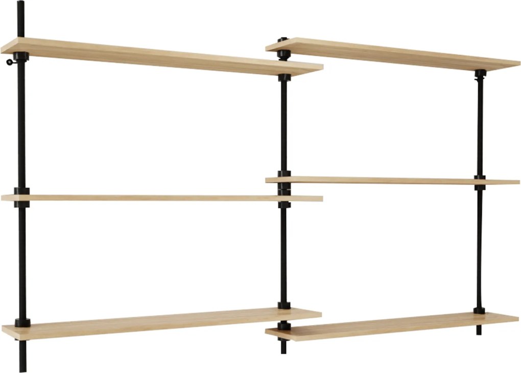 AR Shelving Nástěnný regálový systém »Deco« (92,5x160x17x5 cm)
