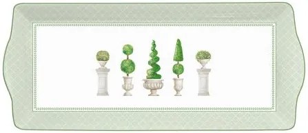 Easy Life Porcelánový servírovací talíř Topiary-35x15cm
