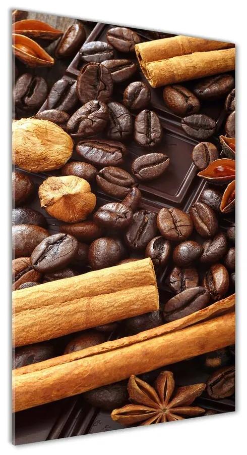 Wallmuralia Foto obraz skleněný svislý Hořká čokoláda 50x100 cm