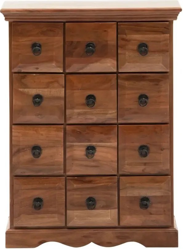 furniture-nabytek.cz - Komoda Meridan akácie 12 šuplíku
