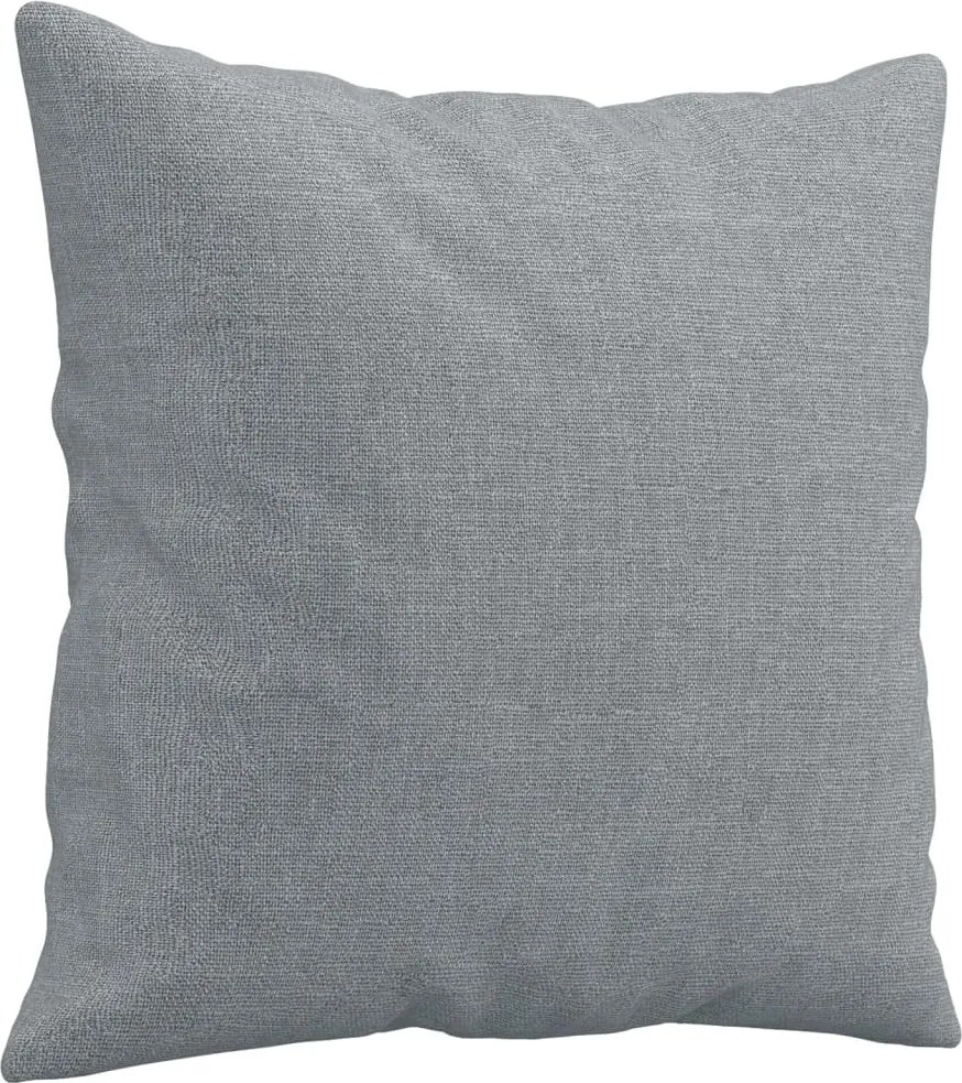 2dílná sedací souprava s polštáři světle šedá textil 3202134