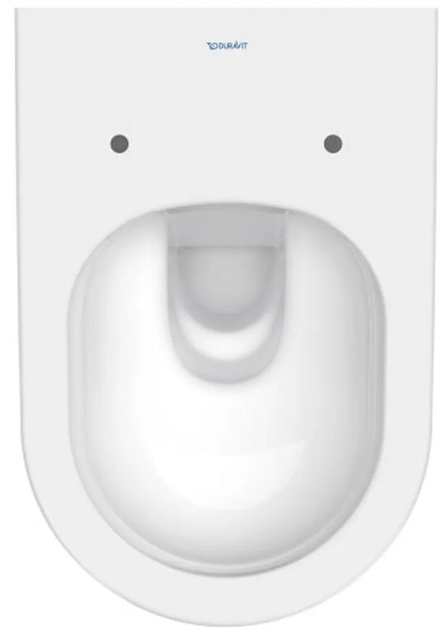 Duravit D-Neo - Závěsné WC Duravit Rimless 370 x 480 mm, bílá 2587090000