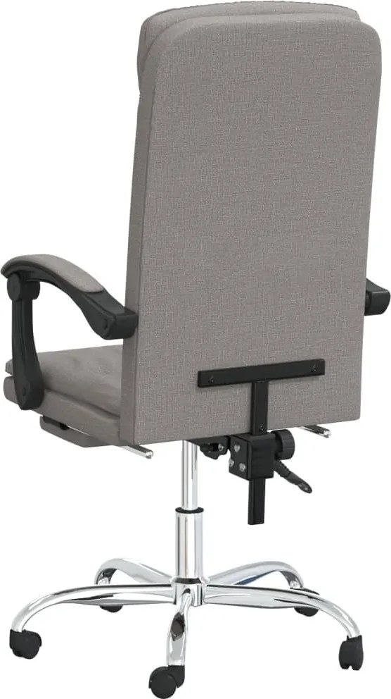 vidaXL Polohovací kancelářská židle textil [349645] Barva: taupe
