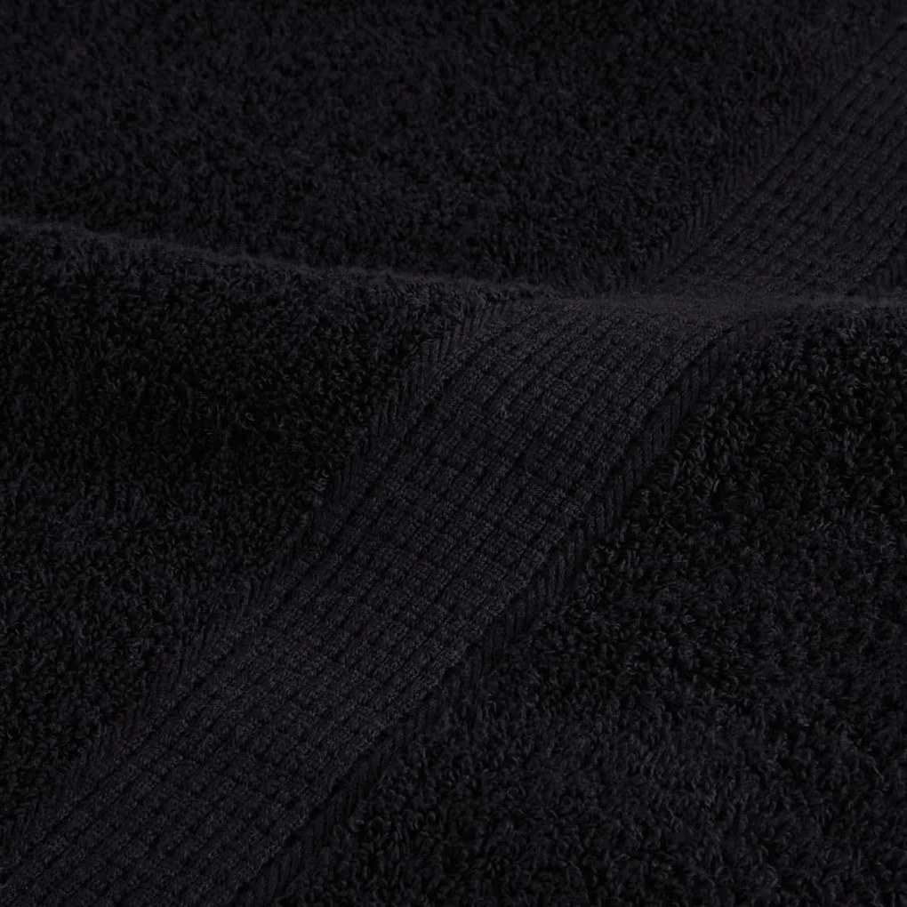 Premium ručníky SOLUND 2 ks černé 80 x 200 cm 600 g/m² 137434