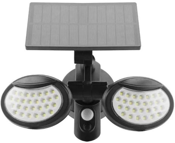 Led světlo entac venkovní solární světlo led s čidlem pohybu 10w 400lm, denní