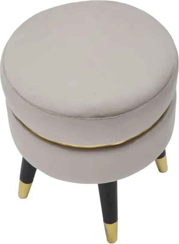 Taburet PARIS 35 cm šedý