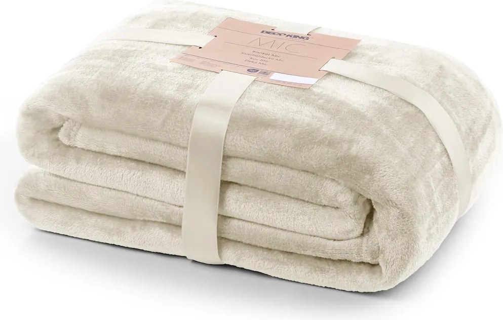 DecoKing Deka z mikrovlákna MIC 150/220x200 cm Barva: BEI/béžová, Rozměr: 200x220 cm
