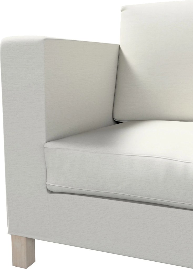 Potah na pohovku IKEA  Karlanda 3-místná nerozkládací, krátký barva šedá látka lesklé, pletený vzor, sametová