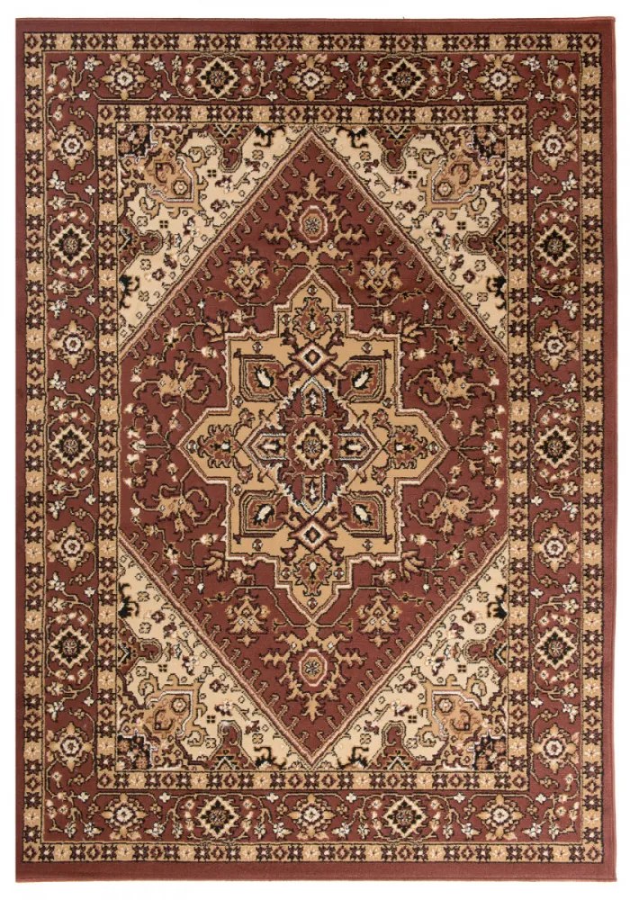 Kusový koberec PP Alier hnědý, Velikosti 120x170cm