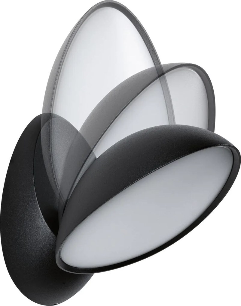 P 94767 LED venkovní nástěnné svítidlo Batona IP44 137x110mm 3000K 12W 230V antracit hliník - PAULMANN