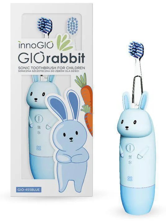 innoGIO Elektronický sonický zubní kartáček GIORabbit Rabbit Pink