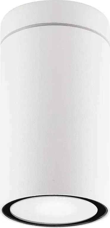 NV 9040021 Venkovní stropní svítidlo CERISE bílý litý hliník a skleněný difuzor GU10 1x7W IP54 220-240V bez žárovky - NOVA LUCE