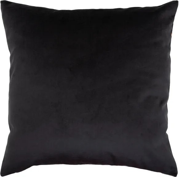 SCANquilt povlak ART VELVET baroko černá 45 x 45 cm