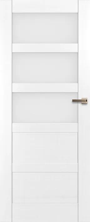 Interiérové dveře vasco doors BRAGA model 4 Průchozí rozměr: 70 x 197 cm, Orientace dveří: Levé dveře, Dekor: Bílá
