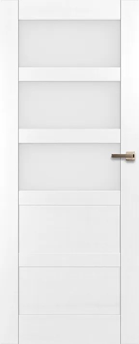 Interiérové dveře vasco doors BRAGA model 4 Průchozí rozměr: 70 x 197 cm, Orientace dveří: Levé dveře, Dekor: Dub stříbrný