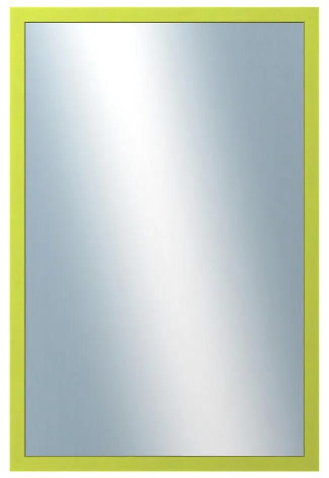 DANTIK - Zarámované zrcadlo - rozměr s rámem cca 40x60 cm z lišty PASTELKA světle zelená rovná (2560)
