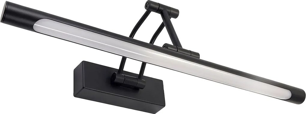 Toolight Rea, Koupelnové nástěnné LED svítidlo SWE025-1W 42cm Black, OSW-20124