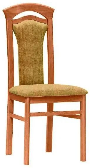 Stima Jídelní židle ERIKA Odstín: Tmavě Hnědá, Látky: BOLTON NEW arancio 1