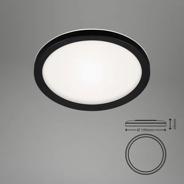 Briloner 7150-415 - LED Stropní svítidlo SLIM LED/12W/230V pr. 19 cm