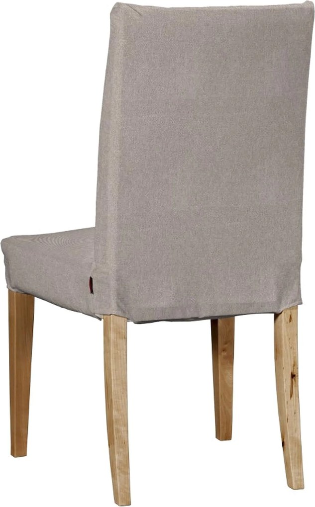 Potah na židli IKEA  Henriksdal, krátký barva béžová látka pletený vzor