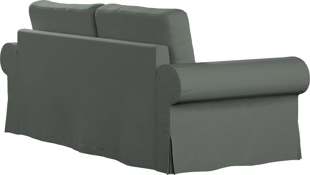 Potah na pohovku IKEA Backabro, 3-místná, rozkládací barva zelená látka pletený vzor