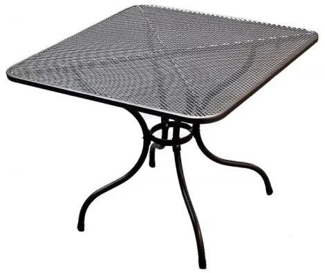 Kovový zahradní stůl čtverec U504 - 90x90 cm - 3D5538