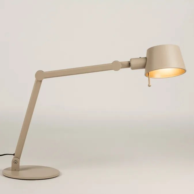 Stolní designová lampa Niki Taupe