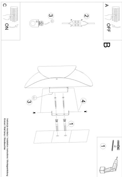Sollux SL.1062 - Nástěnné svítidlo TEAR 1xG9/40W/230V bílá