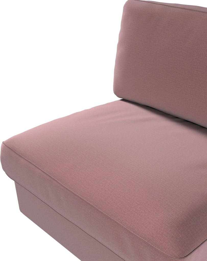Potah na neskládací křeslo IKEA Kivik barva fialová látka sametová