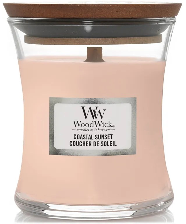 WoodWick – svíčka Coastal Sunset (Západ slunce na pobřeží) Velikost: malá 85 g